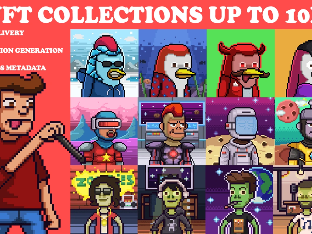 An amazing pixel art NFT collection | Upwork