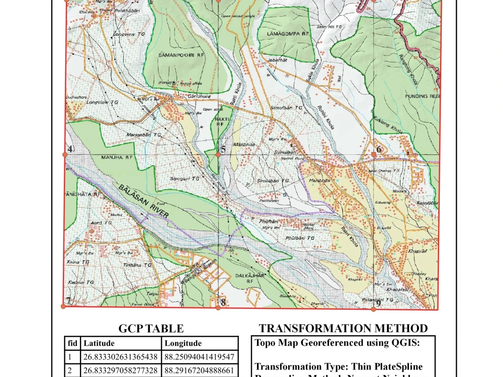 Georeferenced Map and Digitization of Map Layer | Upwork