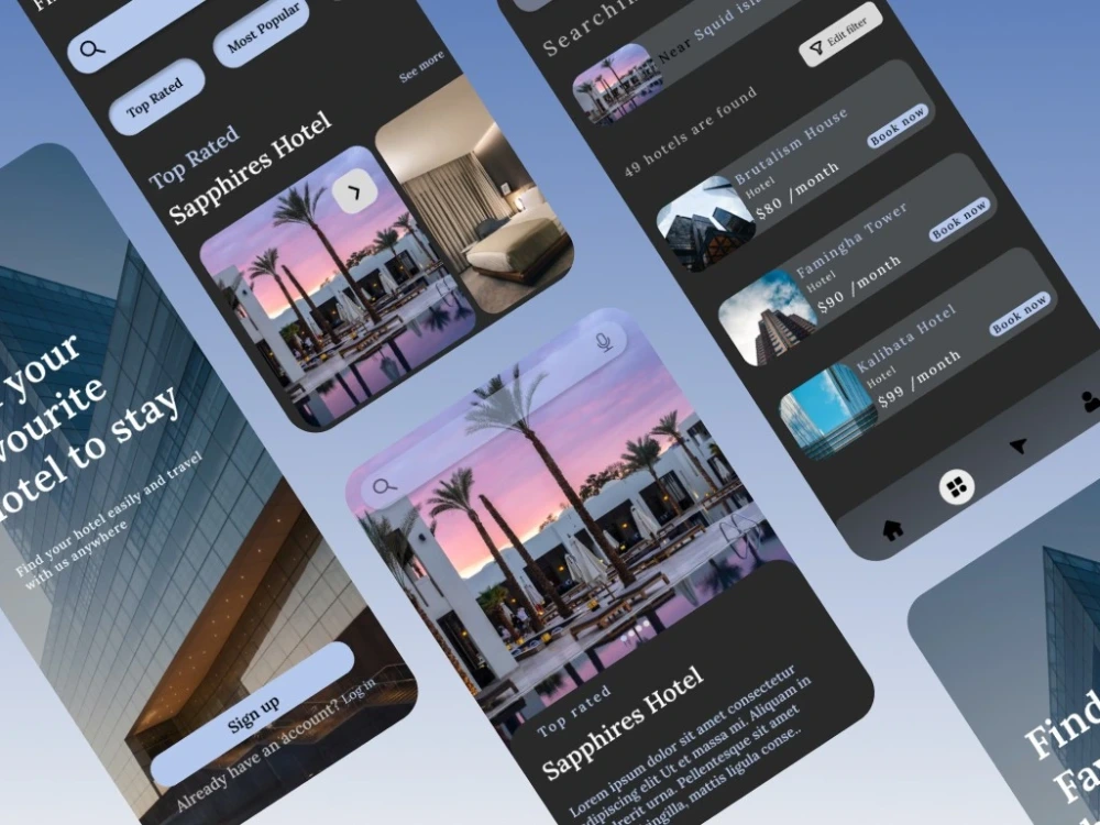 A mobile & web app design prototypes on Figma | Upwork