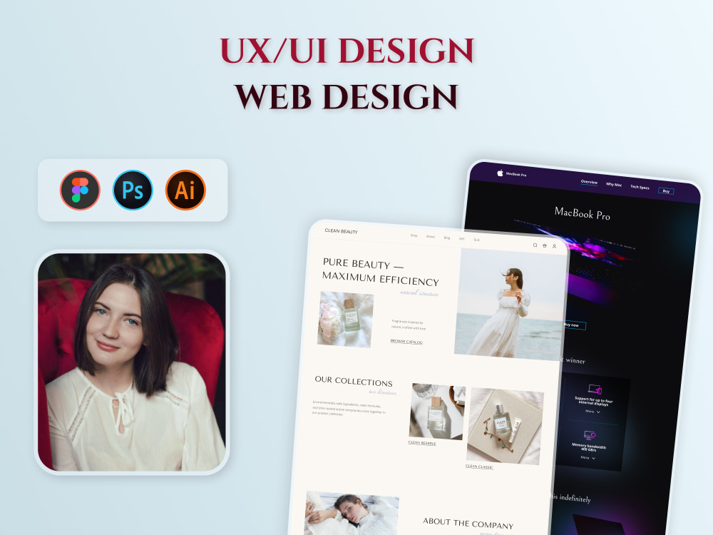 Responsive website UI/UX design in Figma | Upwork