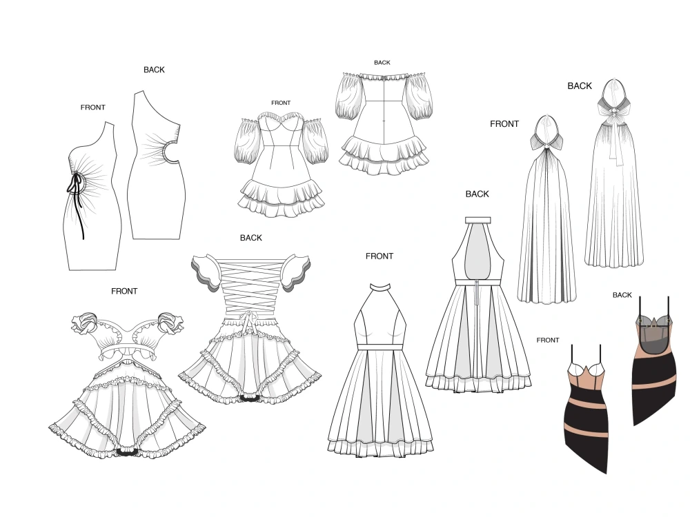 Tech Pack design, Product information, Color Codes,Point of ...