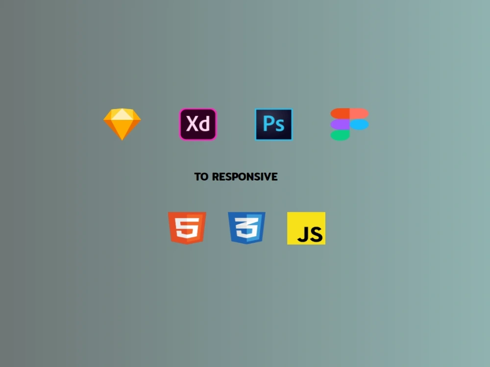 SKETCH/XD/PSD/FIGMA designs converted to responsive HTML and CSS | Upwork