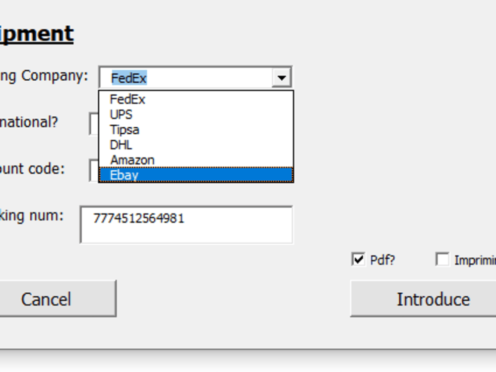 An efficient automatized Excel Form, perfect for entering and storing ...