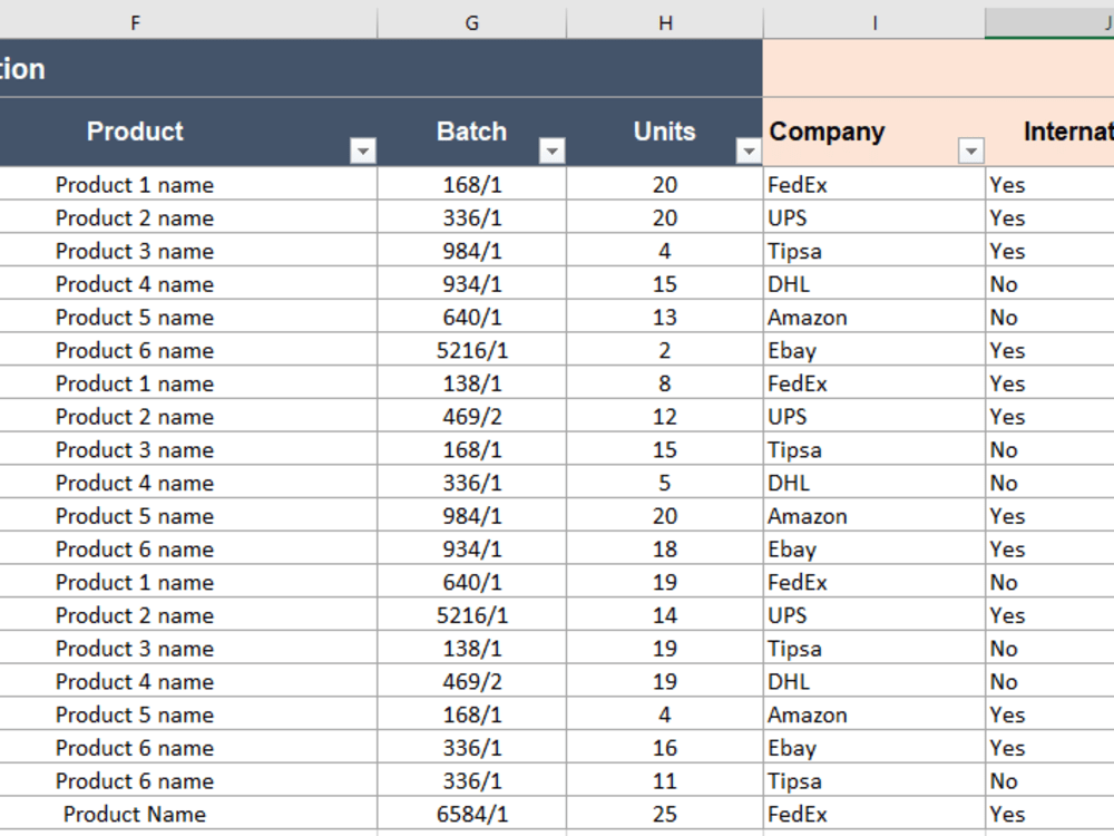 An efficient automatized Excel Form, perfect for entering and storing ...