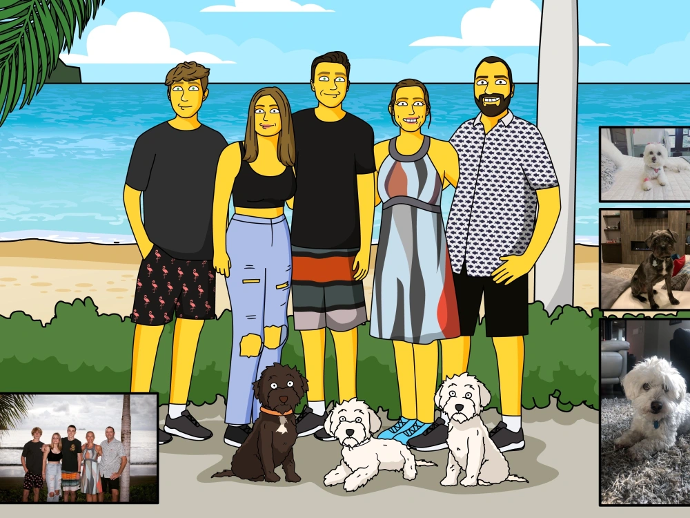 Amazing Simpsons style custom portrait | Upwork