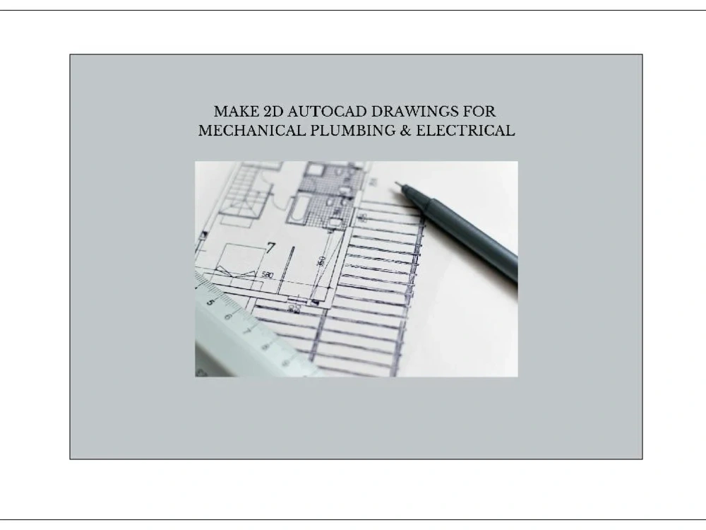 2d autocad drawing after converted or redrawn from hand sketch/pdf | Upwork