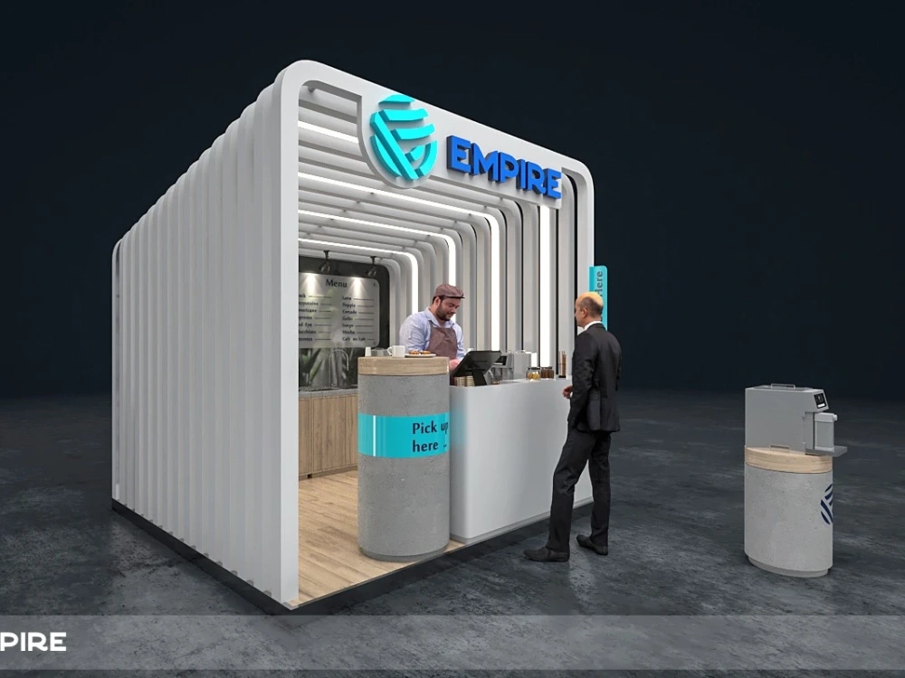 Awesome Food and Beverage kiosk design | Upwork