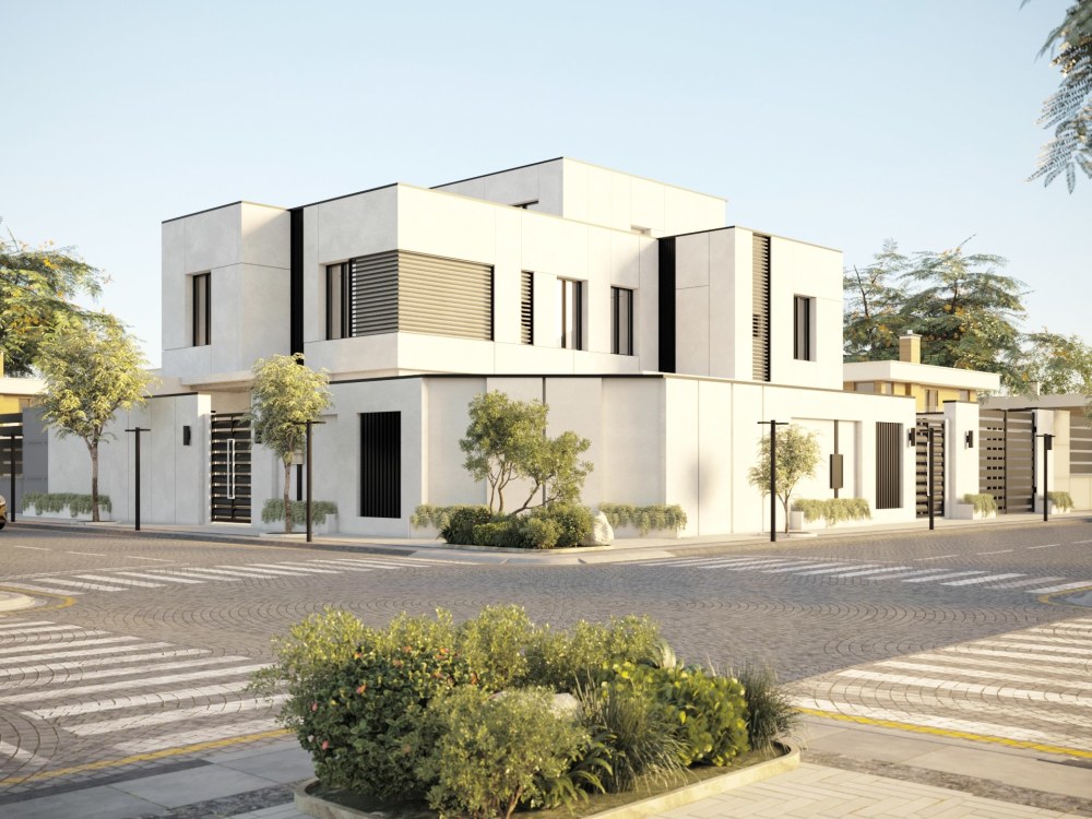 Beautiful 3D Exterior design for your building | Upwork