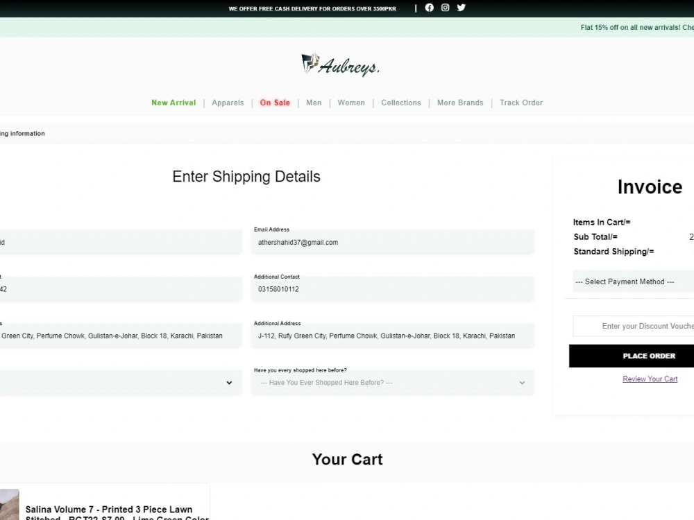A complete Full-Stack eCommerce Web Application Solution | Upwork