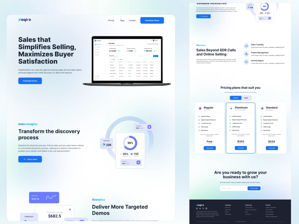 Transform Landing Page: Enhance UX/UI for Higher Conversions | Upwork
