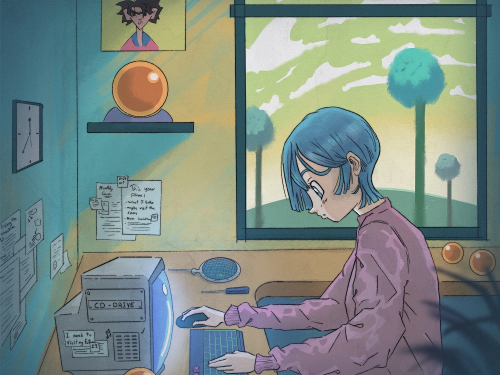 Lo Fi style illustration in anime style for your music albums | Upwork