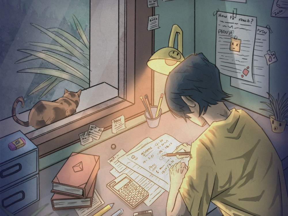 Lo Fi style illustration in anime style for your music albums | Upwork