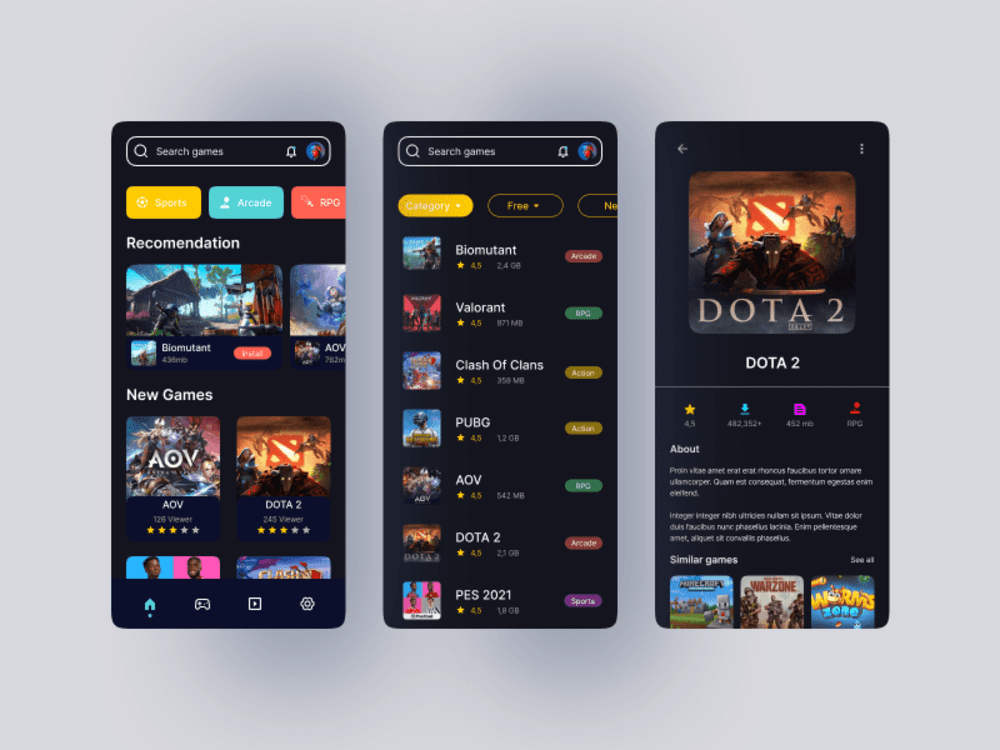 Game UI/UX Design for mobile/desktop games | Upwork