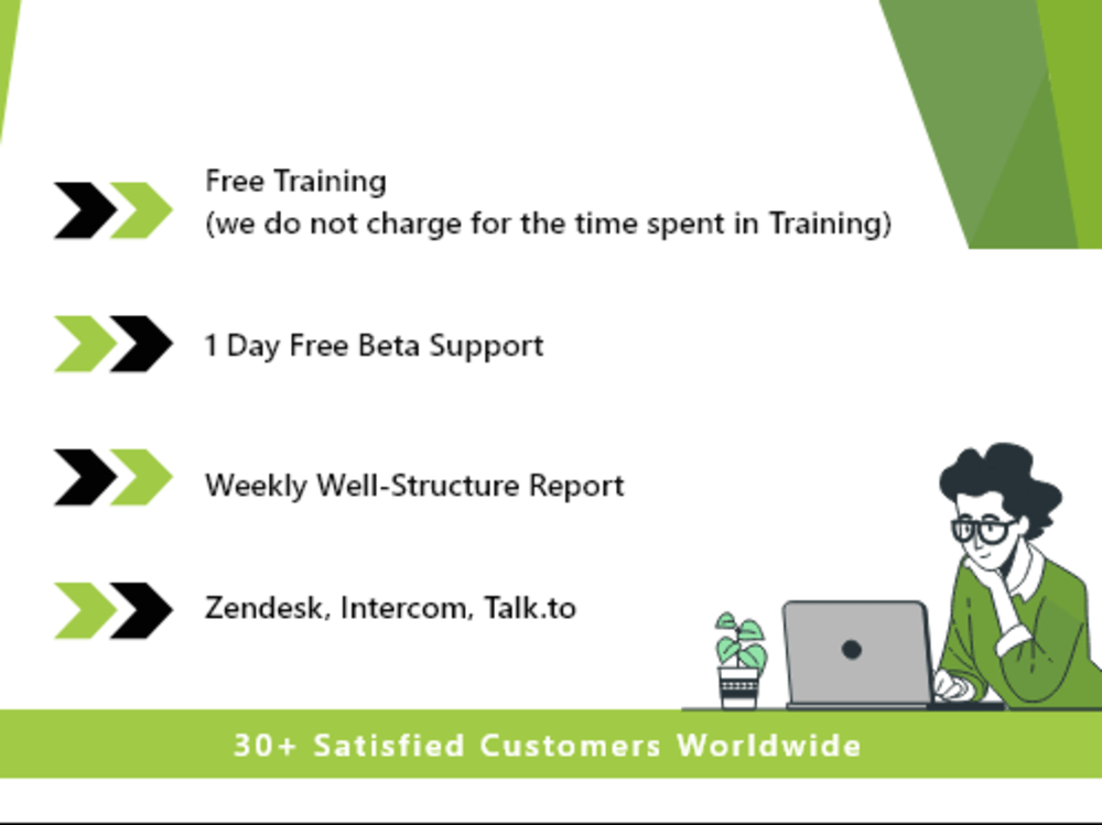 8 hours of customer support services | Upwork
