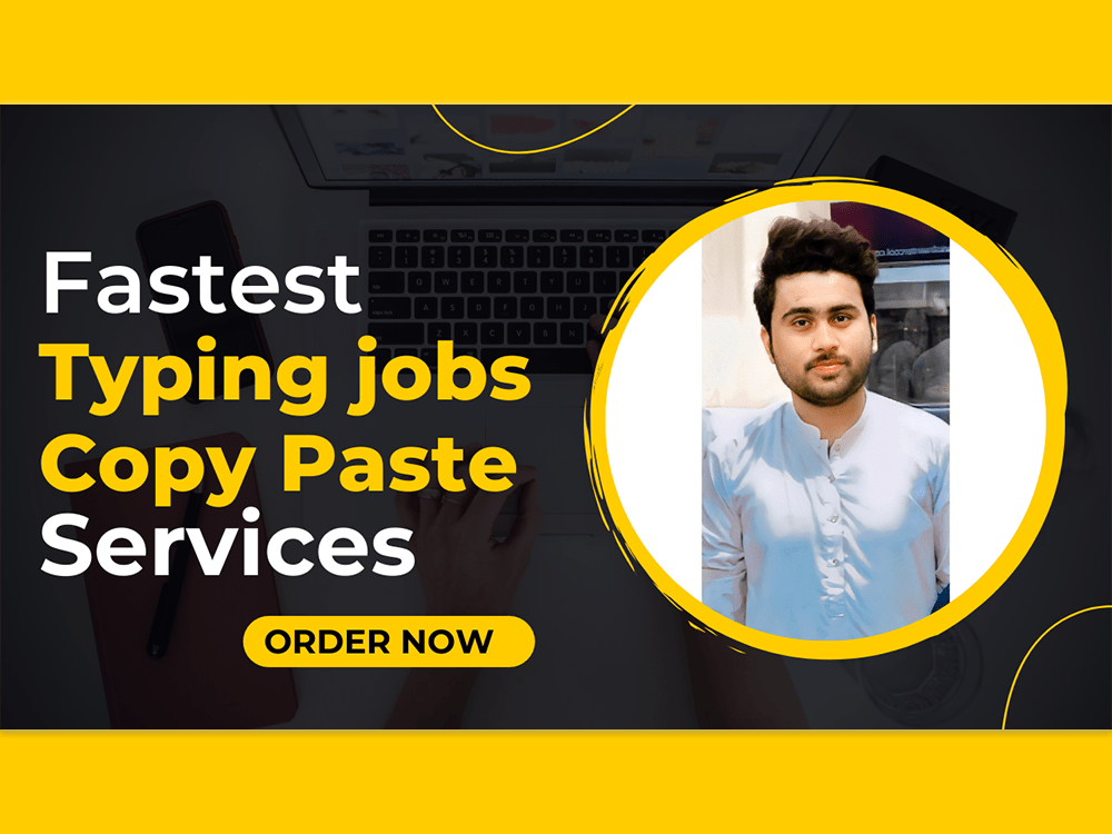 Fastest or accurate typing, retyping and copy paste services | Upwork