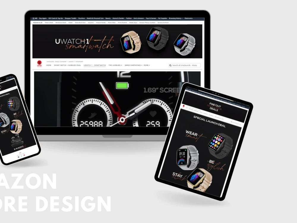 Professional creative Amazon brand store design. | Upwork
