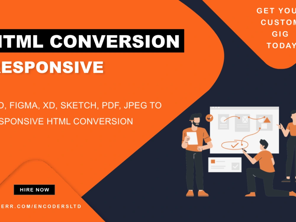 Responsive Html Conversion Psd To Html Figma To Html Upwork
