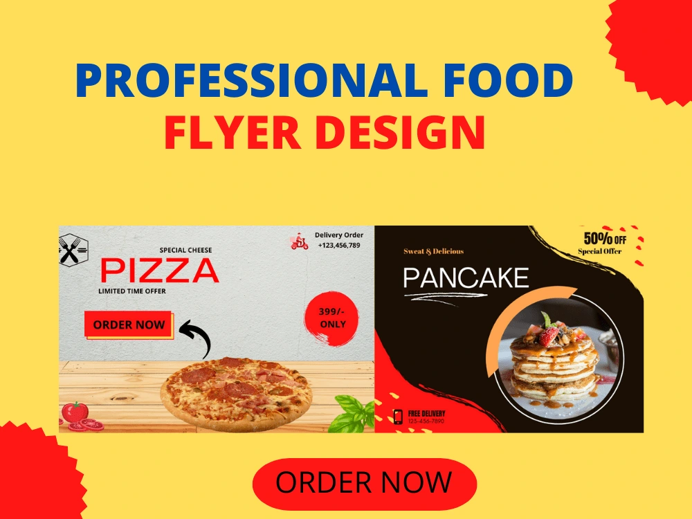 Professional Food Flyer, Poster Design and Business Card | Upwork