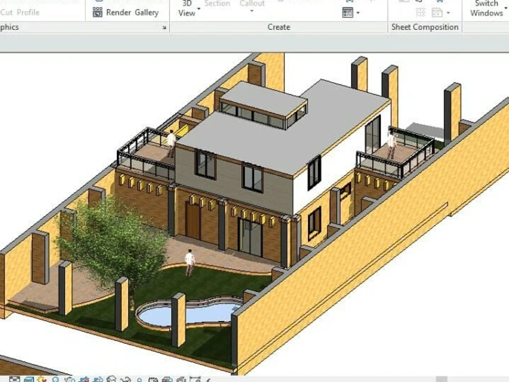 Architectural modeling with realistic 3D views. | Upwork