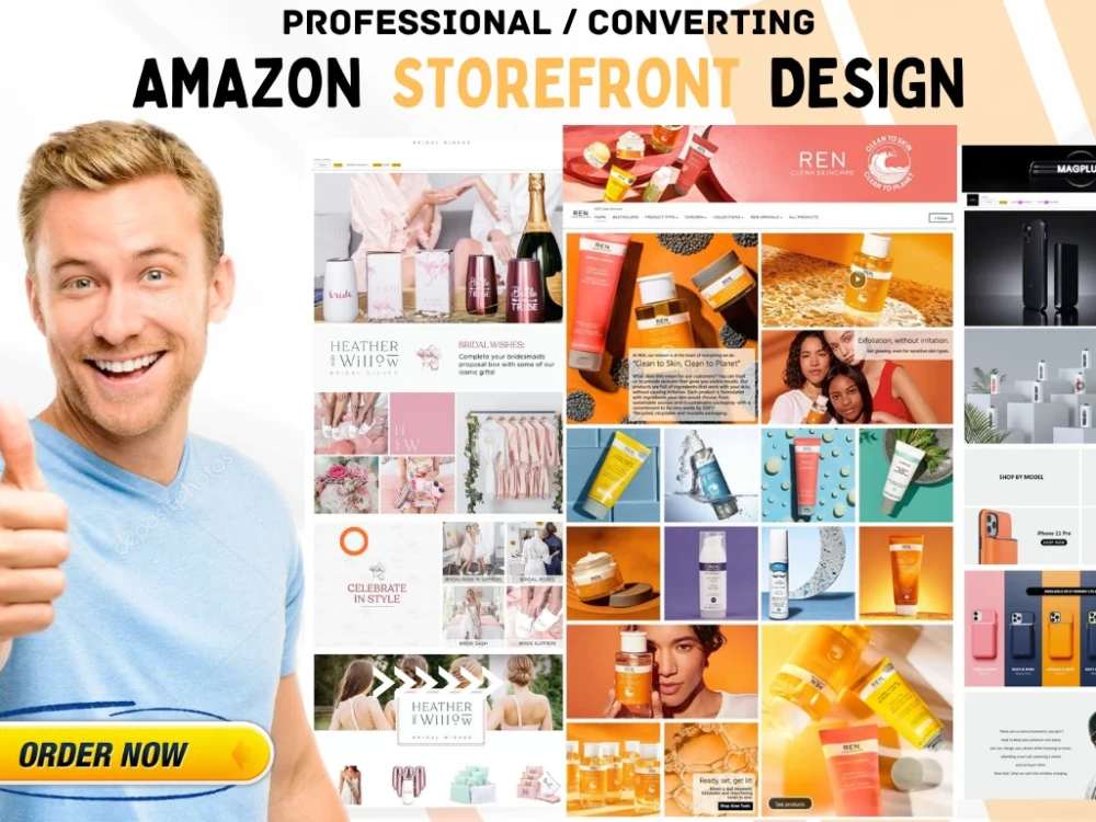 A converting amazon brand store and amazon storefront design | Upwork