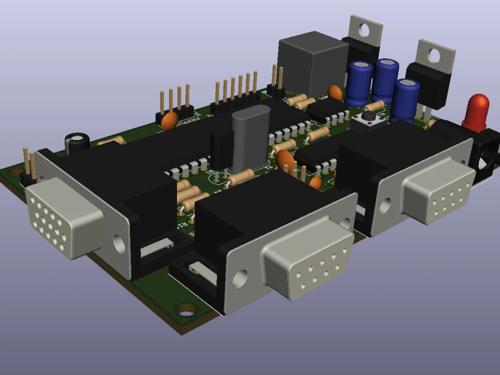 Pcb design with gerber bom and 3d model | Upwork