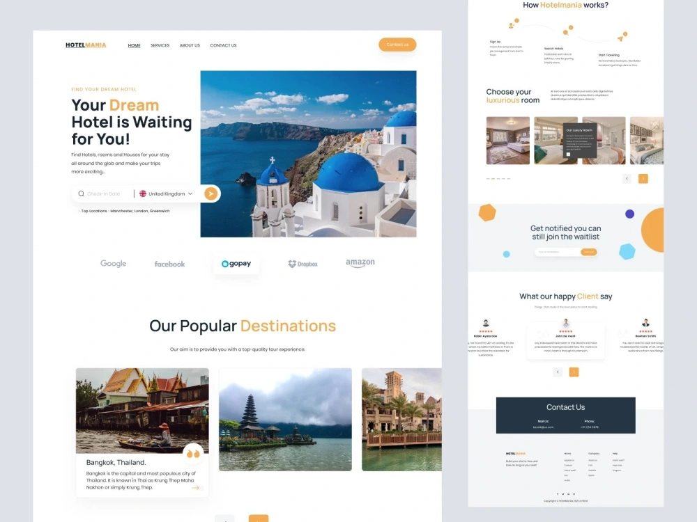 An amazing landing page designed for your business | Upwork