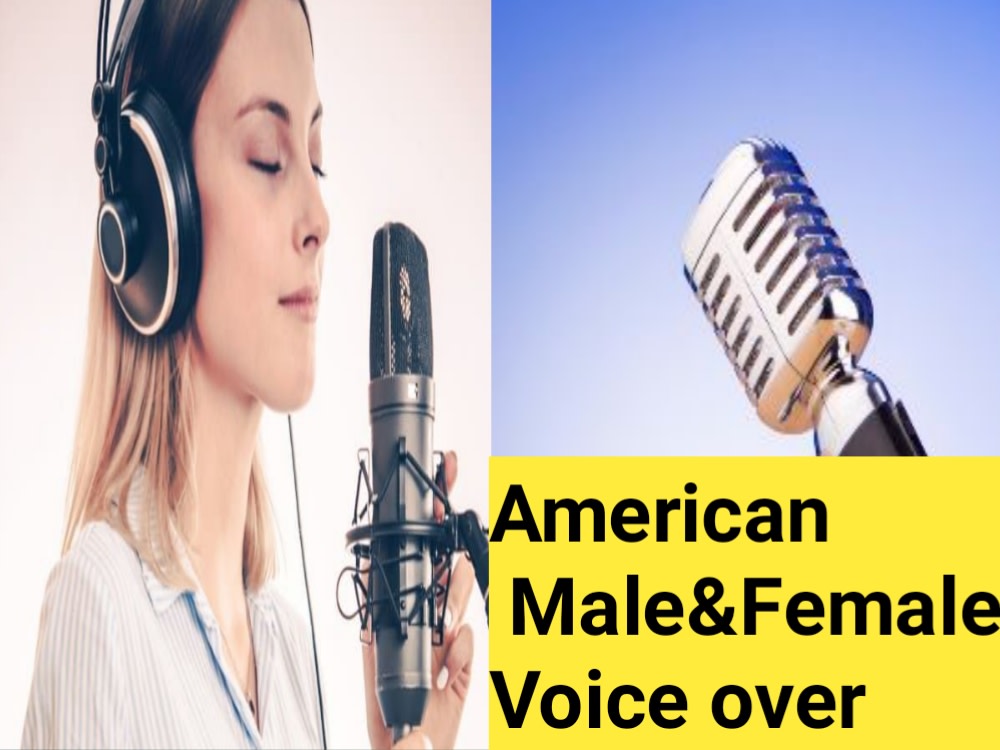 A high quality American female and male voice over . | Upwork