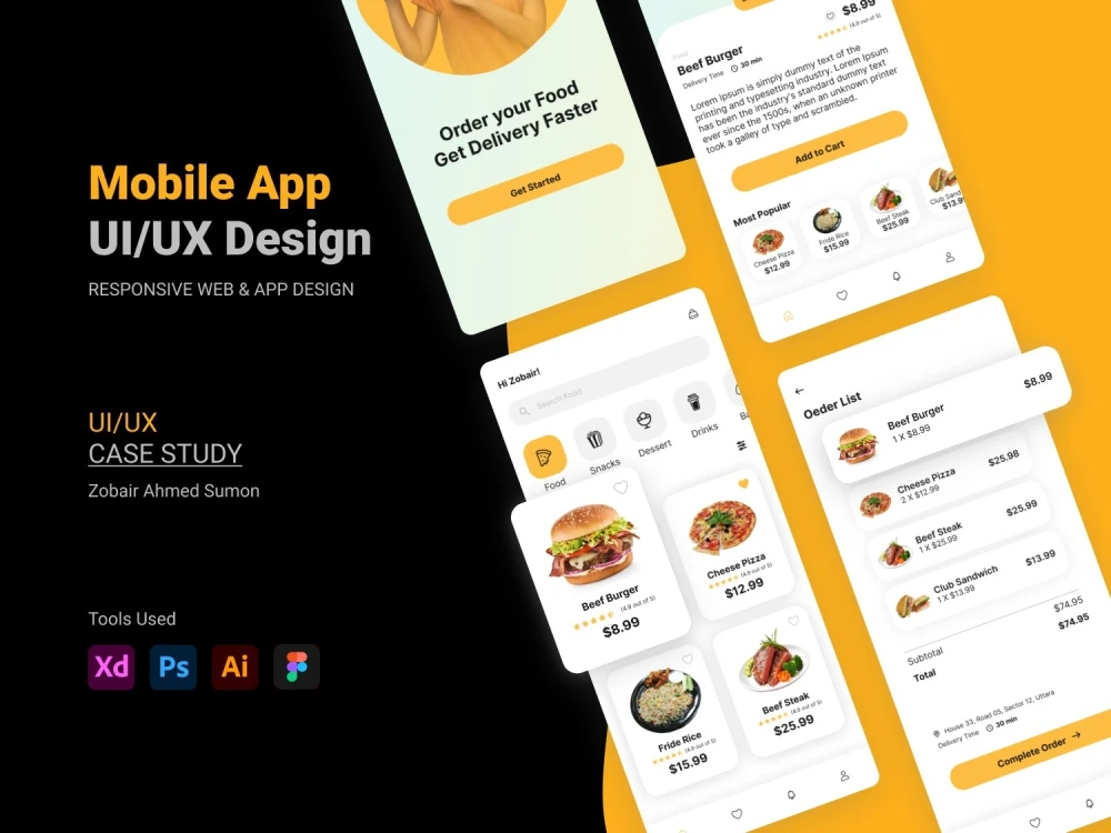 A Mobile app UI/UX Design in Figma | Upwork