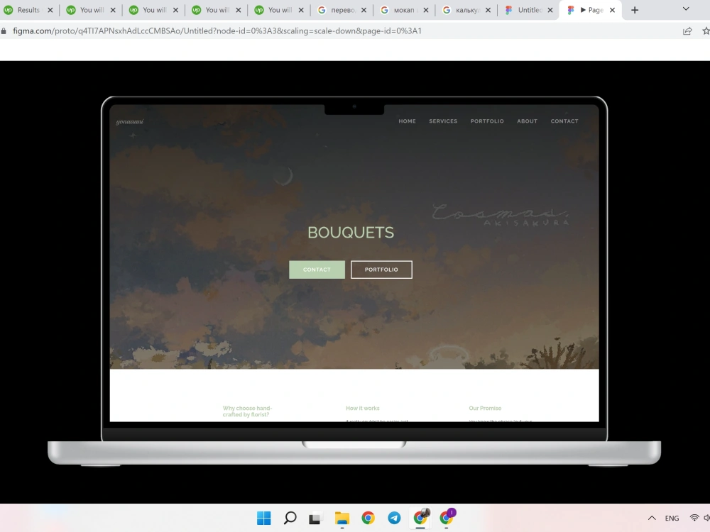 Stylized Website Landing Page UI design in Figma | Website development ...