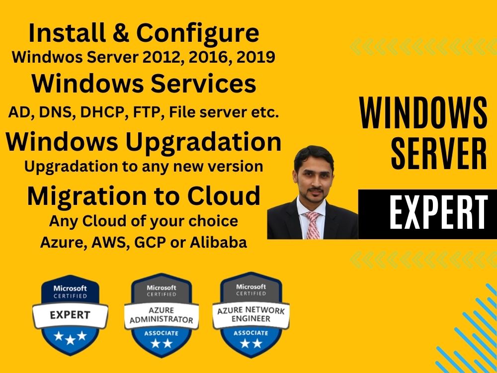 Installation and configuration of windows server 2012, 2016, 2019 | Upwork