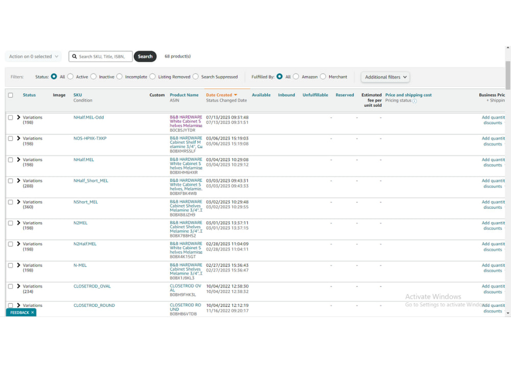 Create Amazon Product Listings & variations | Amazon flat file expert ...