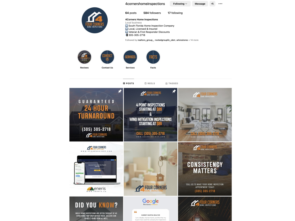 An eye catching IG layout with copy! | Upwork