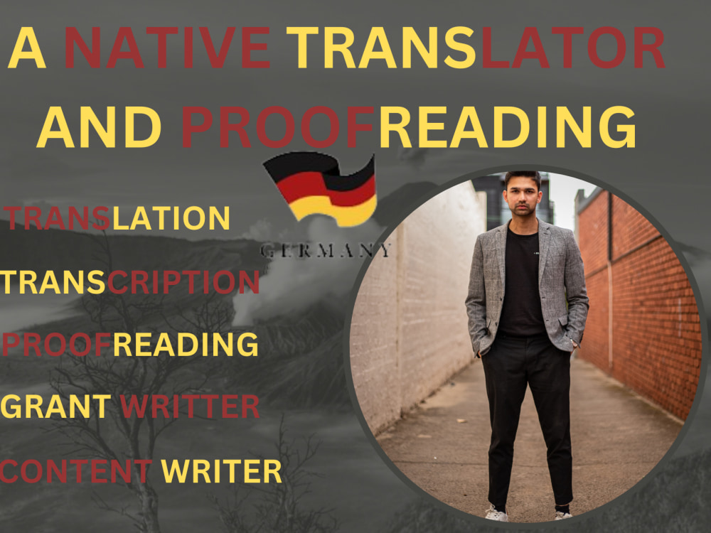 Translation, Editing and Proofreading services German - English and ...