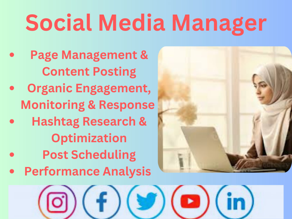 Social Media Manager, Social Media Content Manager, Social Media ...