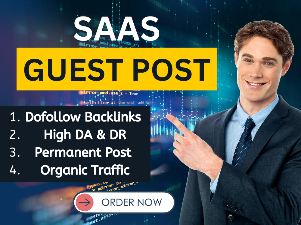 A Saas Guest Post with Saas Backlinks | Upwork