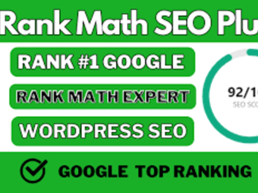 Wordpress SEO rank math 90 score | Upwork