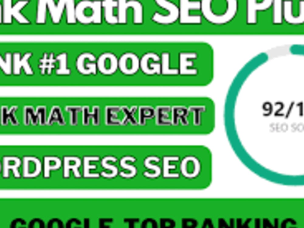Wordpress SEO rank math 90 score | Upwork