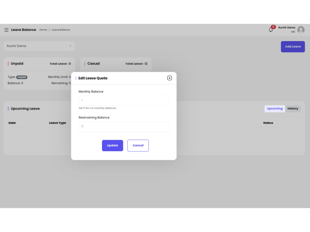Quickk HRM - The human resource management system built on laravel | Upwork