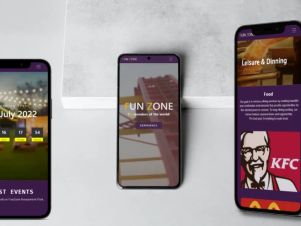 A responsive website, HTML CSS and javascript | Upwork
