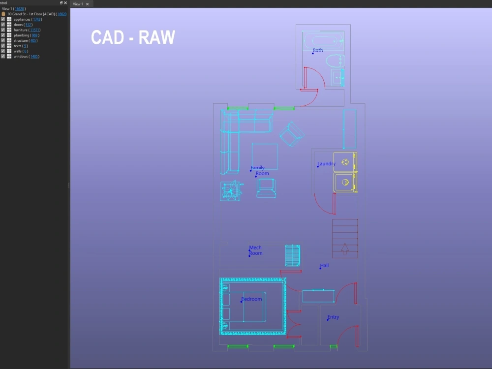 A floor plan with easy and smart share solutions for Real Estate market | Upwork