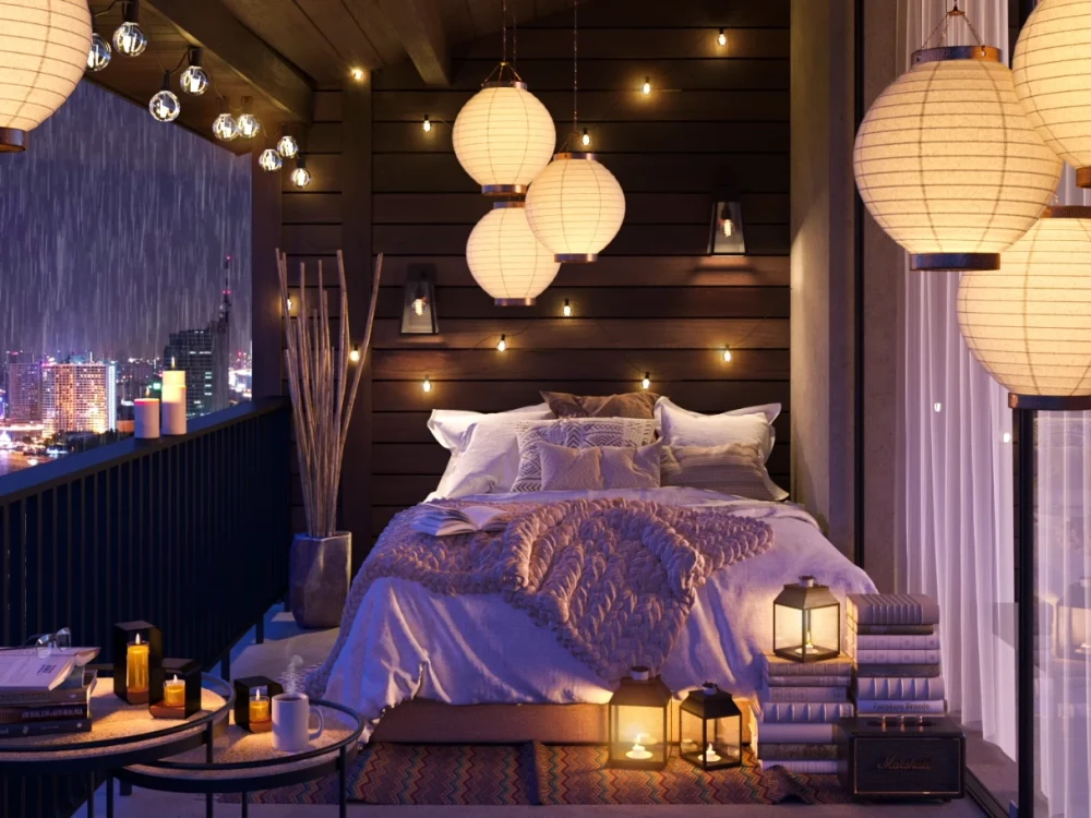 Render 3d motion animated room background for your youtube or stream ...