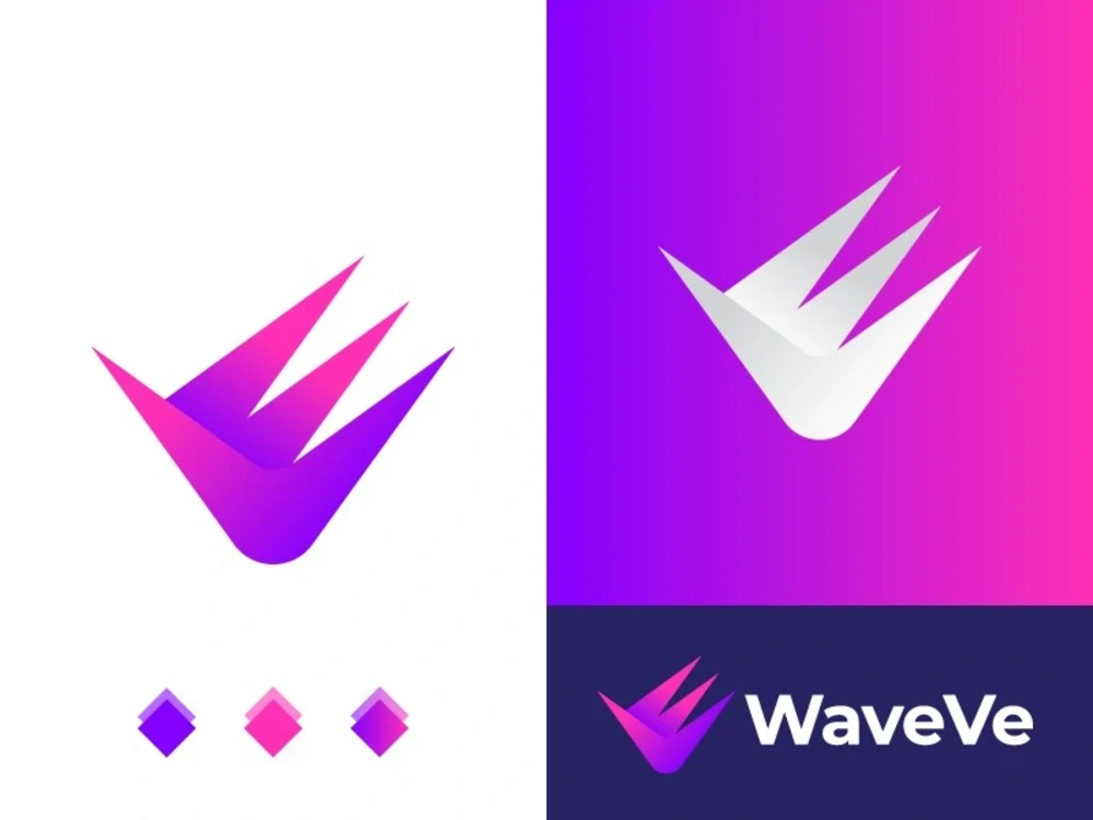 Modern minimalist gradient logo design | Upwork