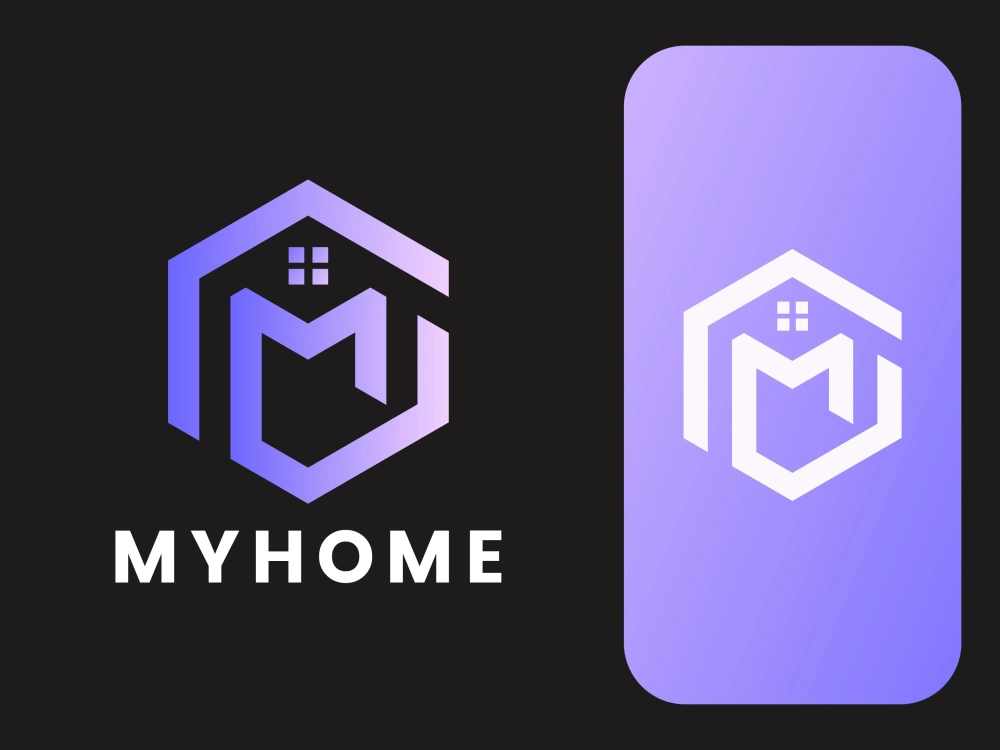Modern minimalist gradient logo design | Upwork