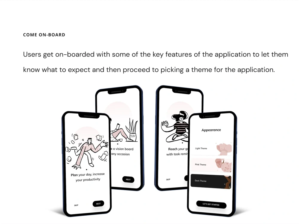 Mobile onboarding / splash screens app designs for android and ios | Upwork