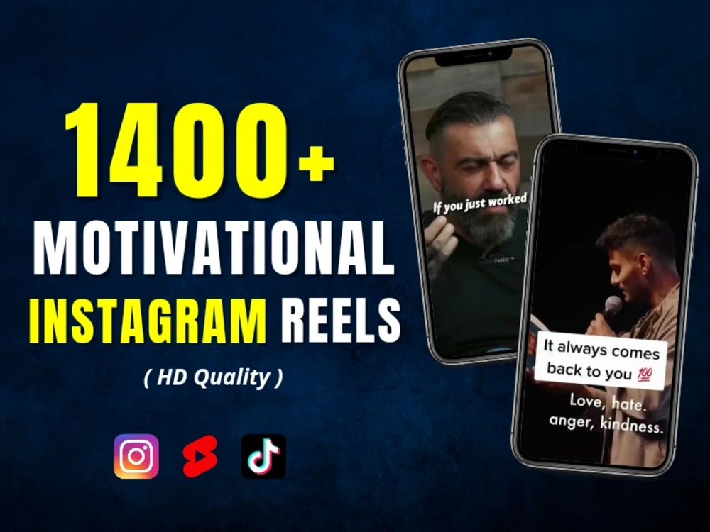 1400 Motivational Reels, Motivational Videos , YouTube Shorts | Upwork