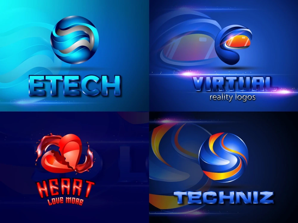 3d custom modern logo design | Upwork