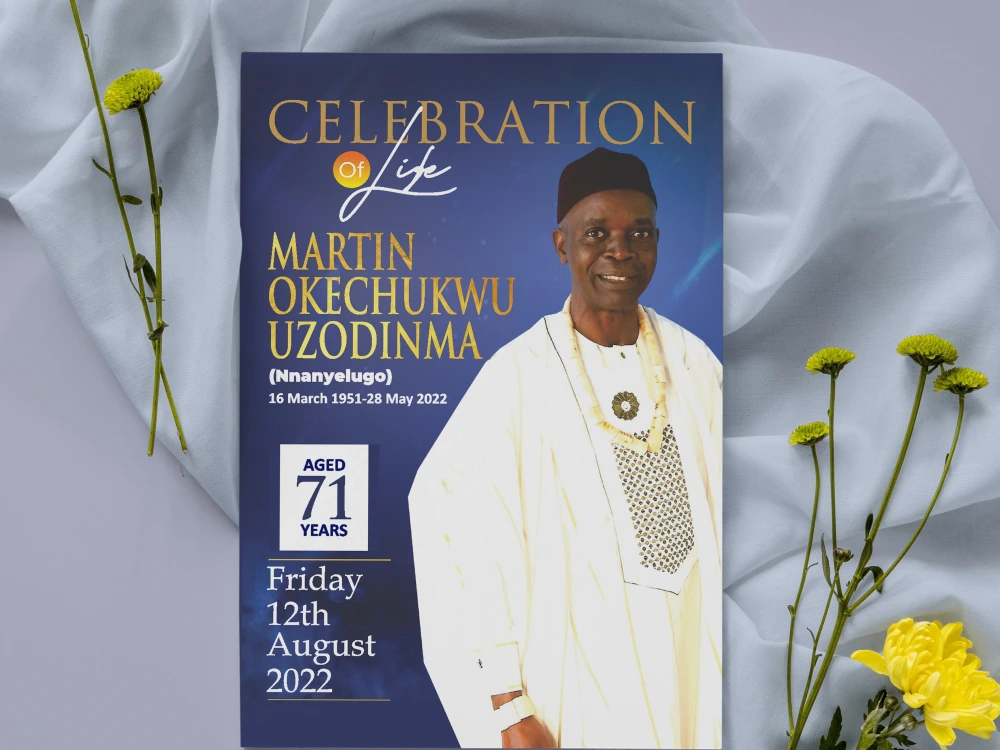 Invitation for any event, funeral flyer program | Upwork