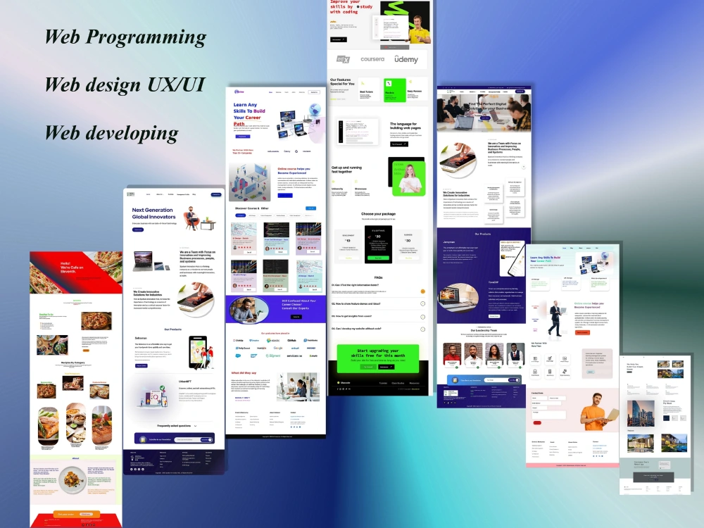 A UX & UI web development and responsive web design ,full stack developer | Upwork