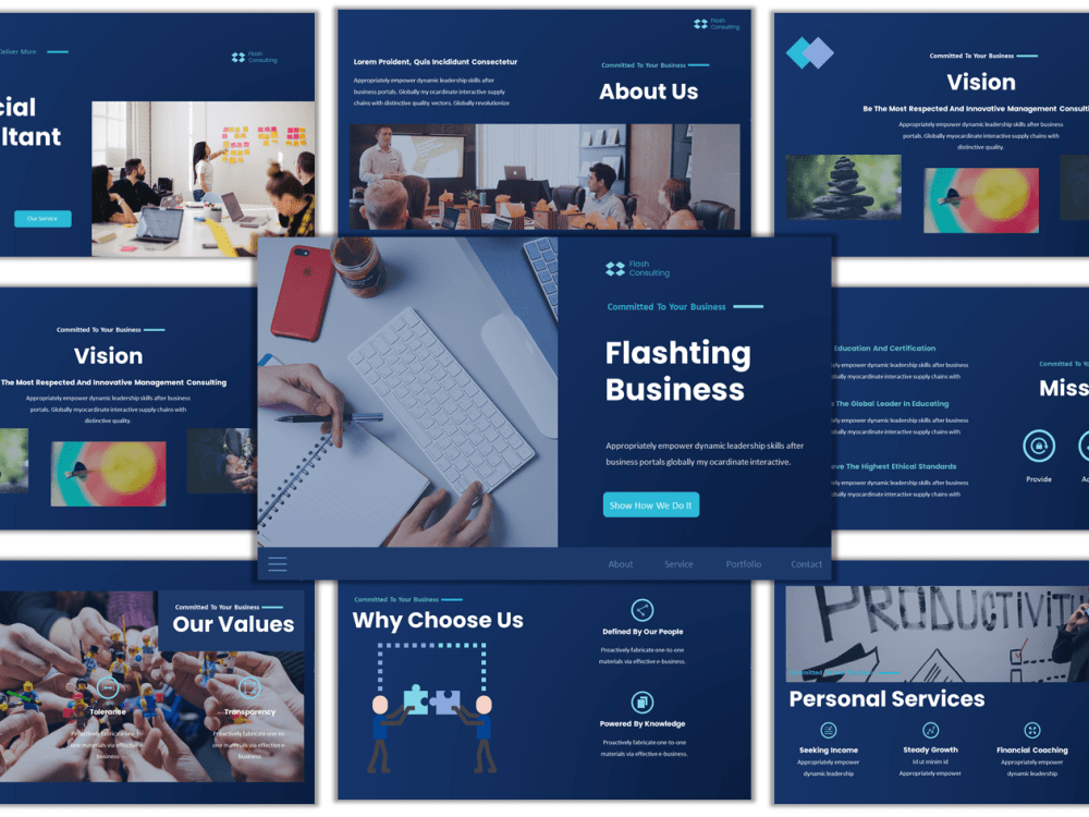 A powerpoint pitch desk presentation design | Upwork