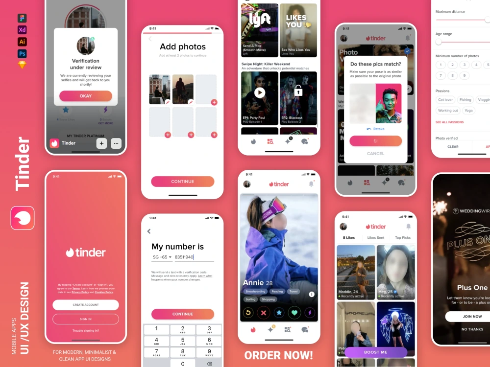 Clean mobile app and website UI design with a complete UX process | Upwork